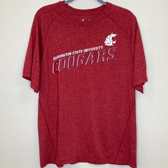 adidas | Shirts | Adidas Wsu Cougars Tee Shirt Mens Medium | Poshmark